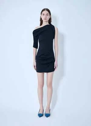 Jacquemus La Mini Robe Drapeado Mini Dress