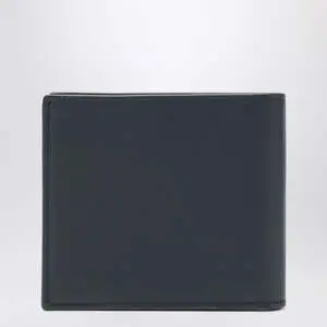 Loewe Flag Bifold Wallet In Deep Navy Blue / Royal Azure Leather