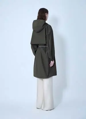 Max Mara Belted Hooded Coat