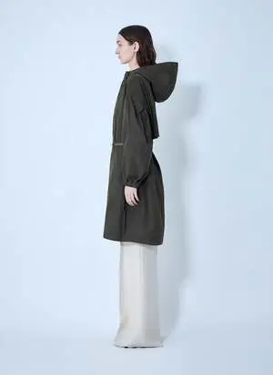 Max Mara Belted Hooded Coat