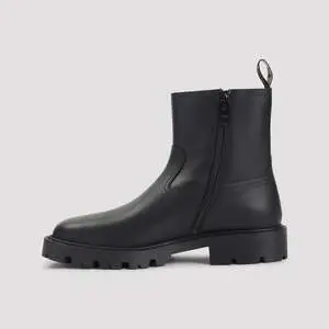 Celine Zipped Calf Leather Boots