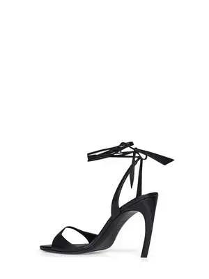 Attico Black Nappa Leather Ora Sandals - Multicolor