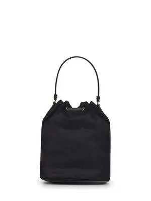 Prada Borse Black Duet Bucket Bag - Multicolor