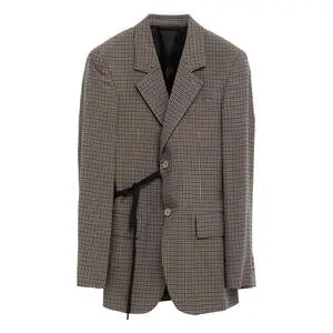 Balenciaga Neutrals Jackets Blazers - Cream