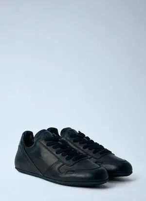 Rick Owens Minimal Leather Sneakers