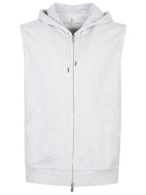 Brunello Cucinelli Hooded Vest - Multicolor
