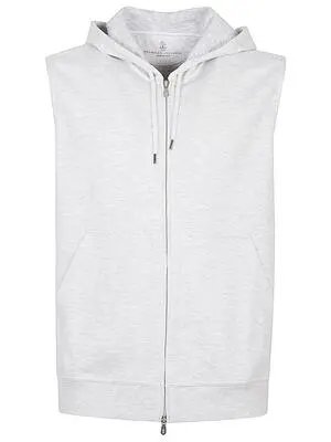 Brunello Cucinelli Hooded Vest - Multicolor
