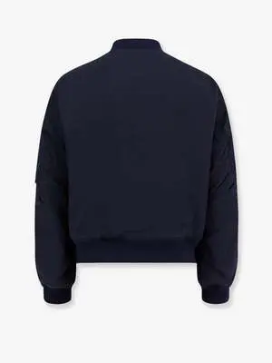 Givenchy Cotton Blend Bomber Jacket - Blue