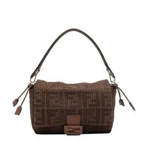Fendi Medium Mamma Baguette Shoulder Bag - Brown