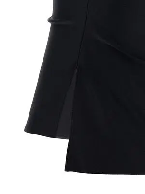 Coperni Asymmetric Flower Top - Black