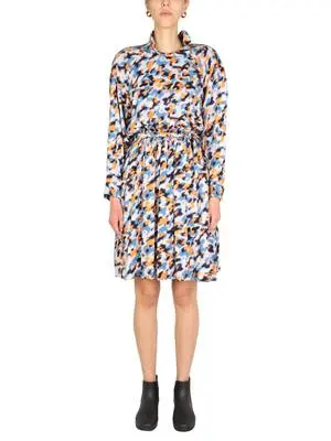 Kenzo Blurred Flowers Dress - Multicolor