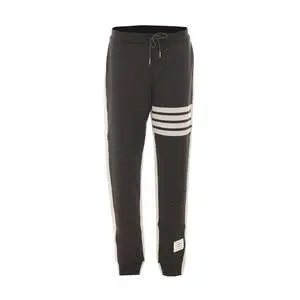 Thom Browne 4bar Colourblock Jogger Pants - Gray
