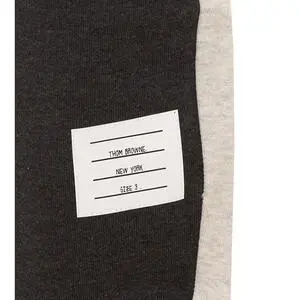Thom Browne 4bar Colourblock Jogger Pants - Gray