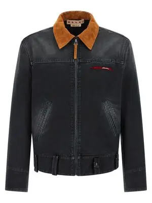 Marni Canvas Jacket - Gray