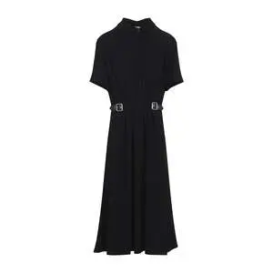 Loewe Belted Midi Dress - Black