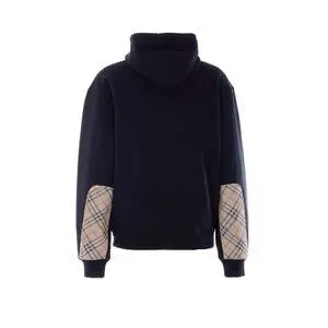 Burberry Reilly Hoodie With Check Patch