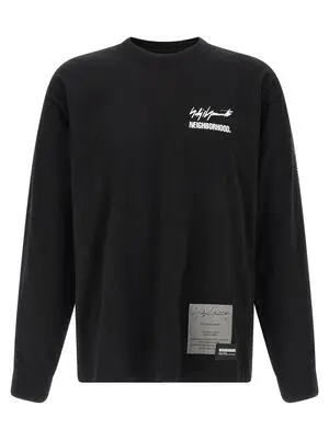 Yohji Yamamoto Nh 'ls Tee' T-shirt - Black