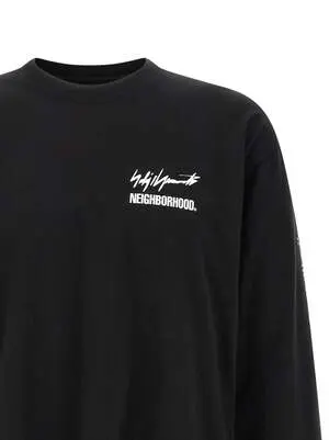 Yohji Yamamoto Nh 'ls Tee' T-shirt - Black