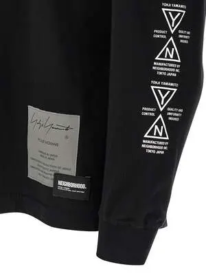 Yohji Yamamoto Nh 'ls Tee' T-shirt - Black