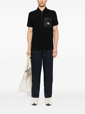 Moncler Logo Cotton Polo Shirt