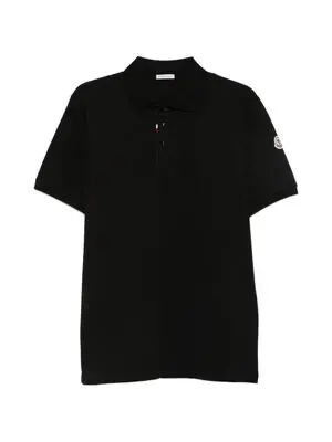 Moncler Logo Cotton Polo Shirt - Multicolor