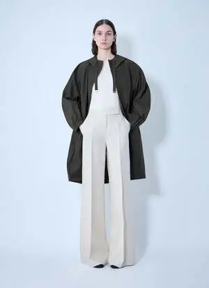 Max Mara Badesse Tailored Linen Pants - Cream