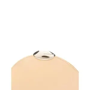 Benedetta Bruzziches Calf Leather Clutch Bag - Cream