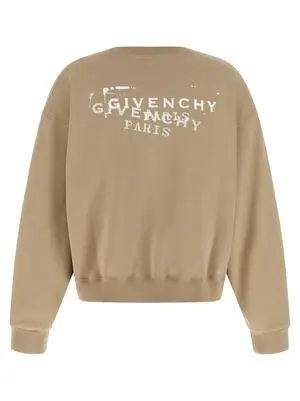 Givenchy Logo Stamp Sweatshirt - Cream