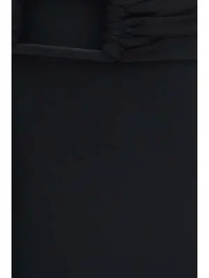 Alaïa Belted Jersey Dress