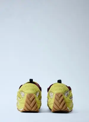 Bottega Veneta Orbit Flash Sneakers - Yellow