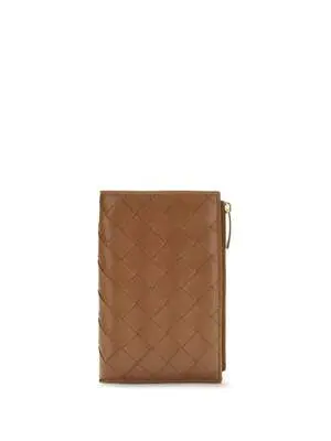 Bottega Veneta Lambskin Wallet - Brown