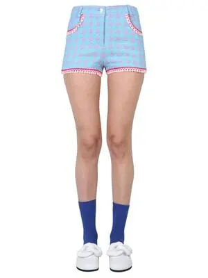 Moschino Houndstooth Shorts - Multicolor