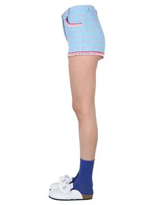 Moschino Houndstooth Shorts