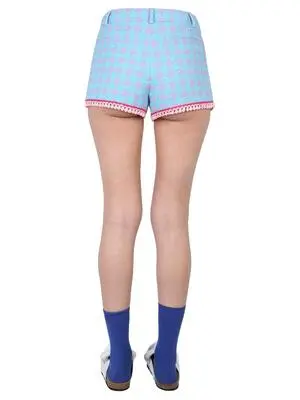 Moschino Houndstooth Shorts