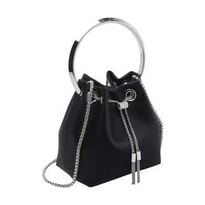 JIMMY CHOO Bon Bon Bucket Bag - Black