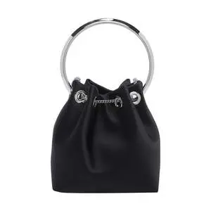 JIMMY CHOO Bon Bon Bucket Bag - Black