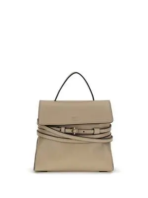 Moschino Tie Me Handbag - Cream