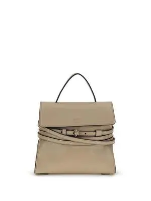 Moschino Tie Me Handbag - Cream