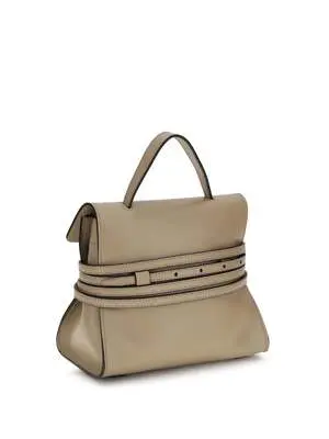 Moschino Tie Me Handbag - Cream