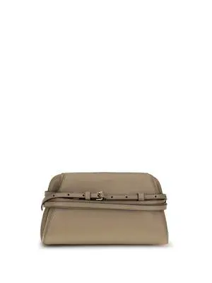 Moschino Belt-detail Clutch - Cream