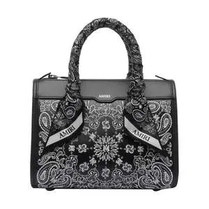 Amiri Micro Bandana Triangle Handbag - Black