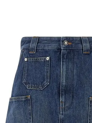 Givenchy Cotton Denim Mini Skirt