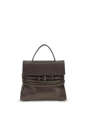 Moschino Tie Me Handbag - Brown