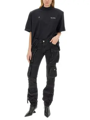 Attico Cargo Jeans - Black