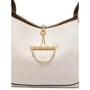 Gucci Calf Leather Tote - Cream