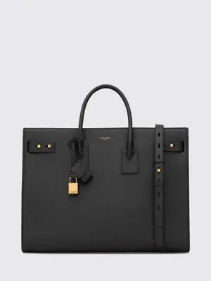 Saint Laurent Sac De Jour Grained Leather Bag - Black