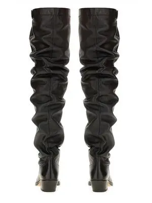 Isabel Marant Étoile Leather Over The Knee Boots