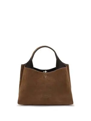 TOD'S Suede Handbag - Brown