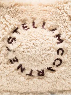 Stella McCartney Stella Logo Shearling Tote - Multicolor