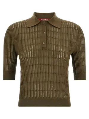 Max Mara Mstgallo' Polo Shirt - Green